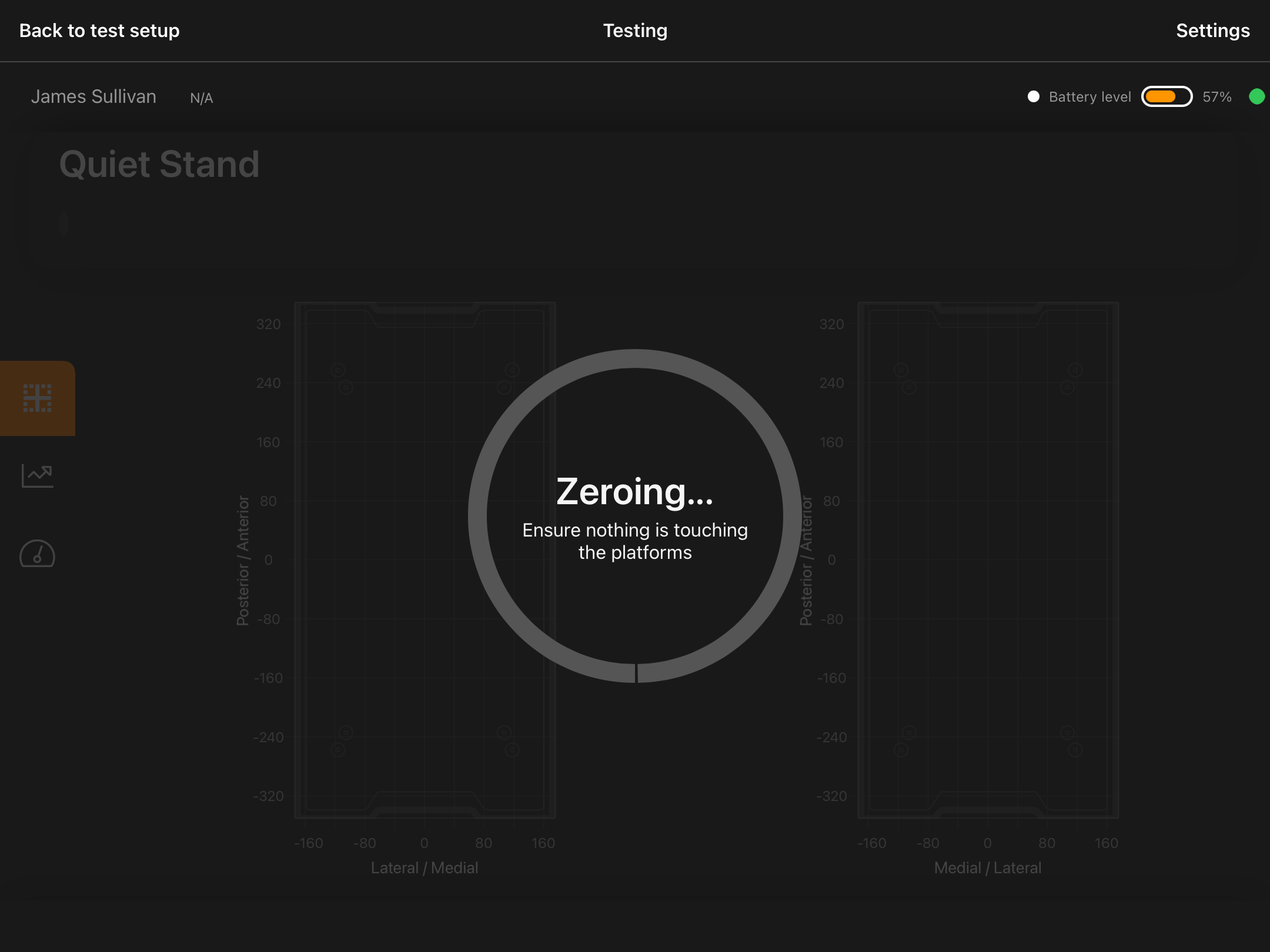 Record a balance test in ForceDecks iOS – VALD Knowledge Base