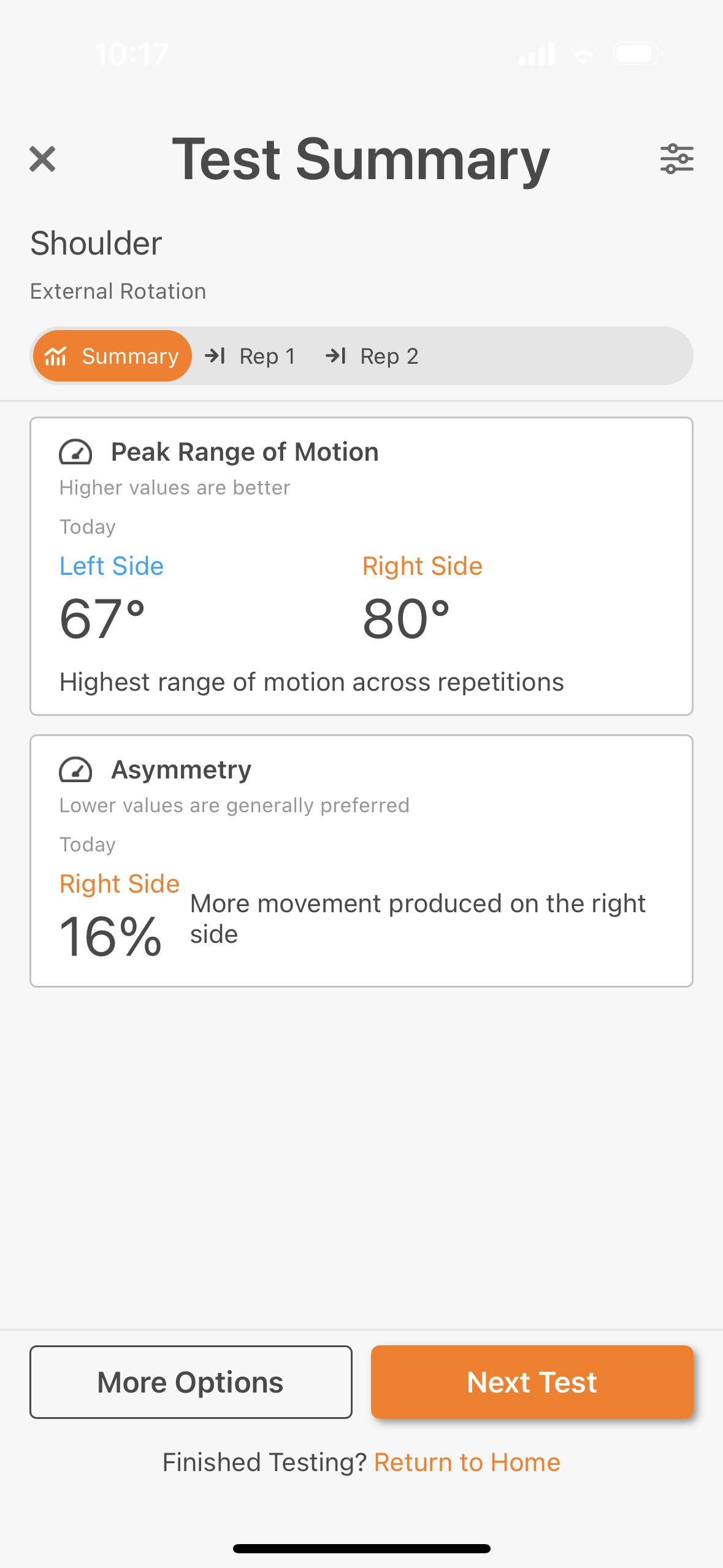 Record a range of motion (ROM) test with DynaMo – VALD Knowledge Base
