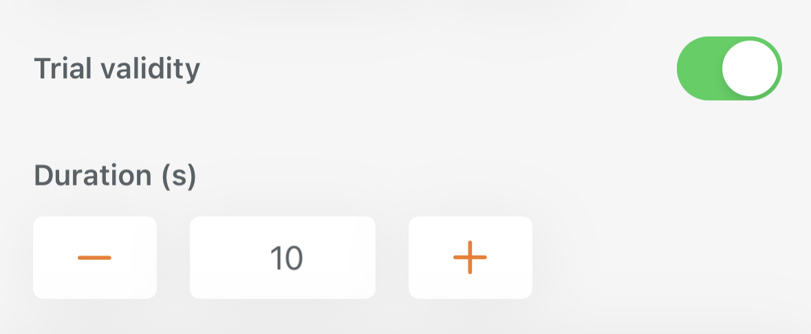 Enable trial validity in the SmartSpeed Plus app – VALD Knowledge Base