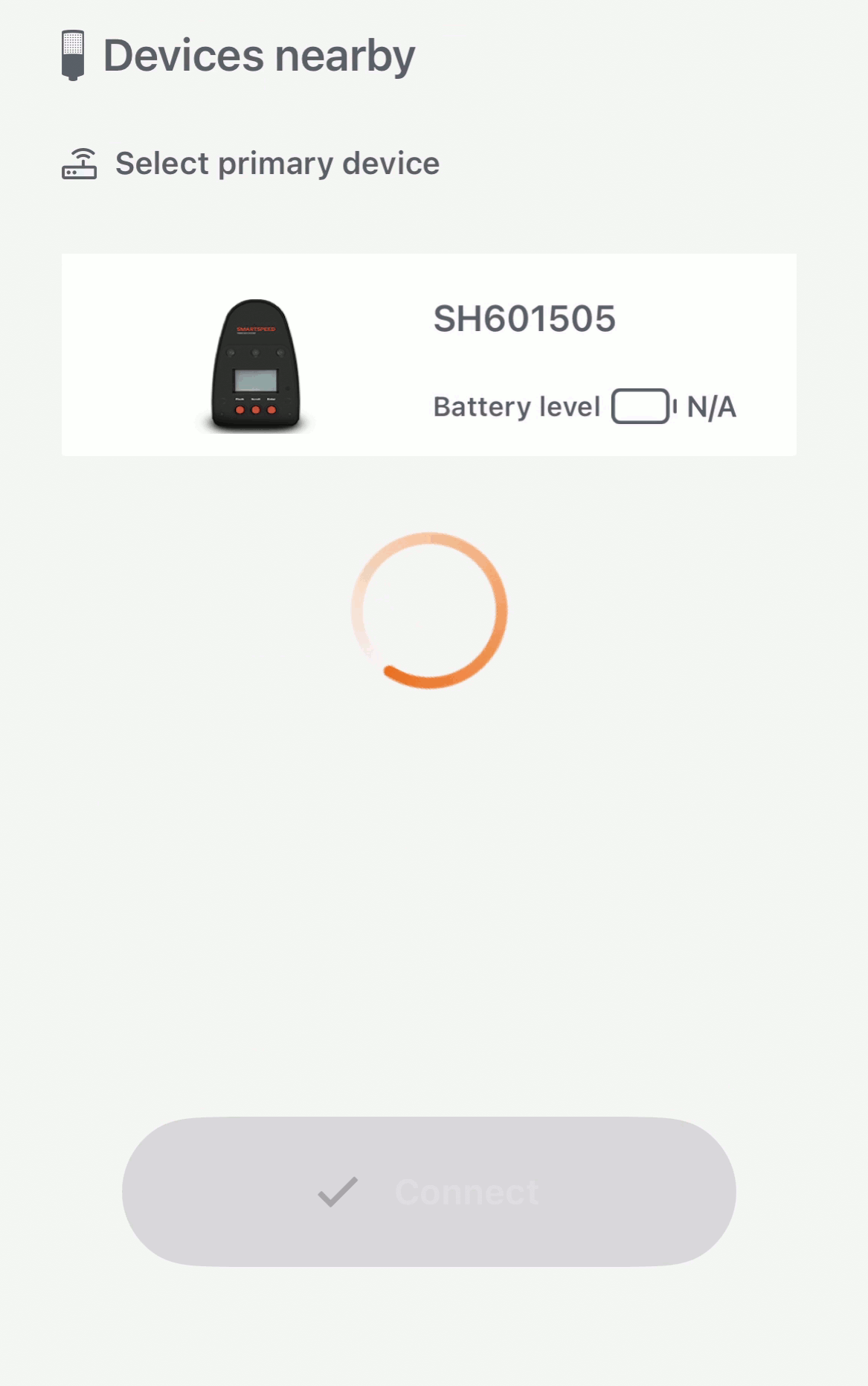 Connect to SmartSpeed Pro in SmartSpeed Plus iOS – VALD Knowledge Base