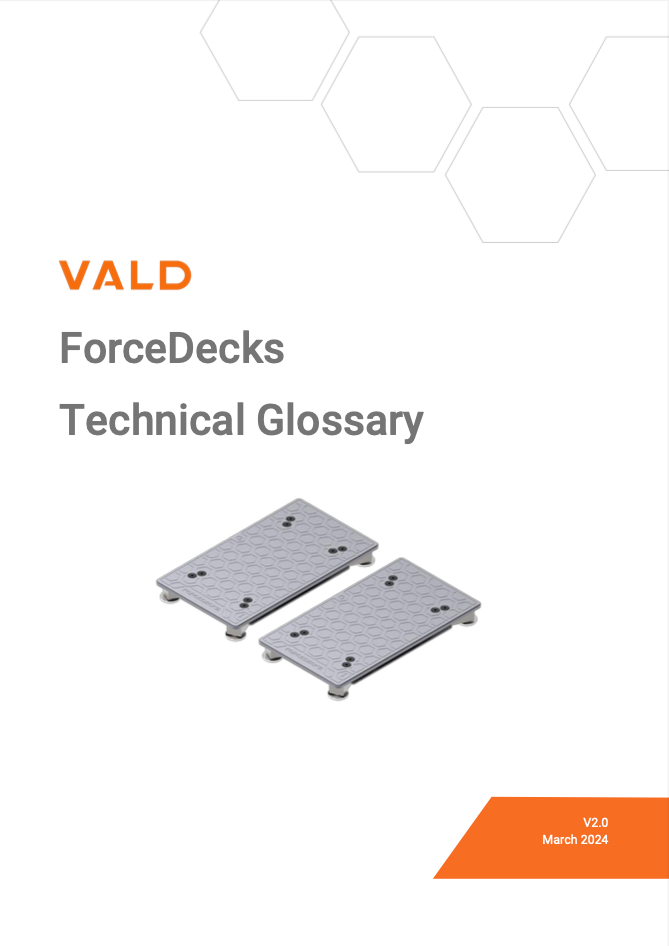 ForceDecks Technical Metric Glossary – VALD Knowledge Base