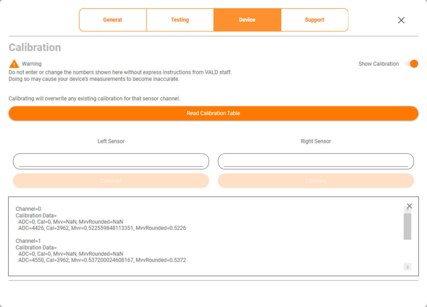 NordBord Calibration Guide – VALD Knowledge Base