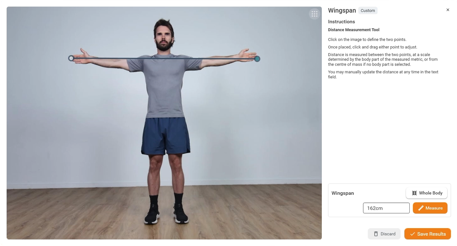 Record custom measurements with HumanTrak – VALD Knowledge Base