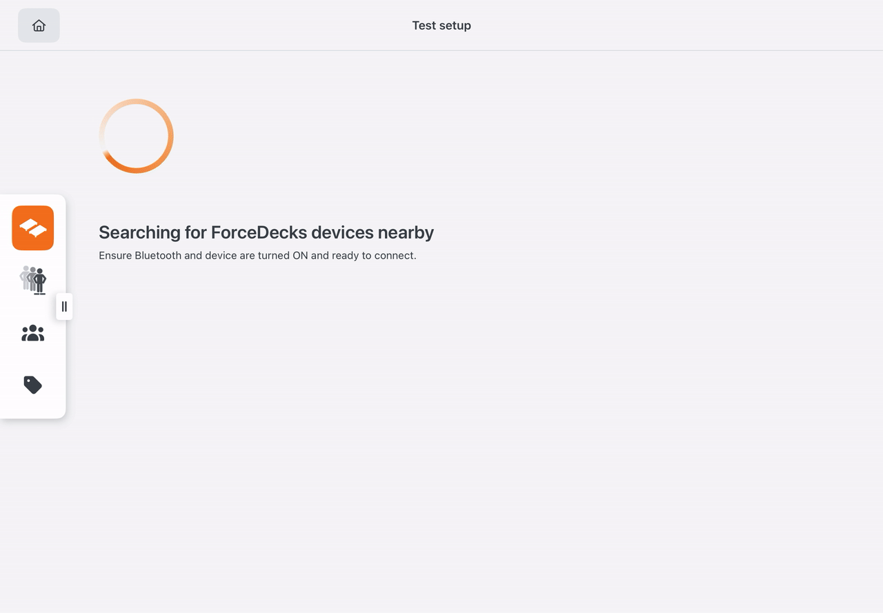 Run a group testing session with ForceDecks iOS – VALD Knowledge Base