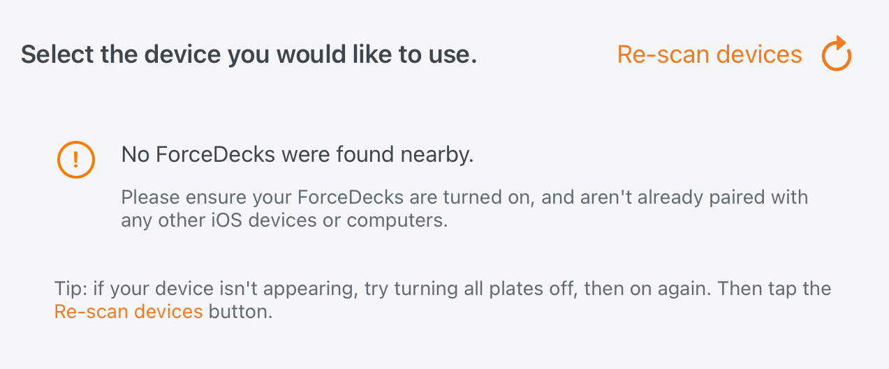 ForceDecks not appearing in iOS app – VALD Knowledge Base